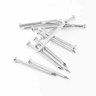 China Galvanized Steel Concrete Nails Flat Head 1.3mm-12mm Head Diameter for Building Construction for sale