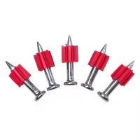 China NK Shooting Nails 3.7mm Shank Diameter Carbon Steel Concrete Nails for Pneumatic Nail Guns - Various Sizes Available for sale