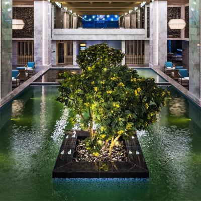China Plant Faux Artificial Scholar Tree Indoor Green Tree Fire Retardant for sale