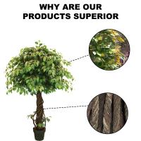 China Artificial Potting Banyan Ficus Tree Wholesale Price Factory For Shopping Mall for sale