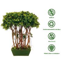 China Boxwood Tree With Multi Trunks Artificial Boxwood Tree For Indoor Decoration for sale