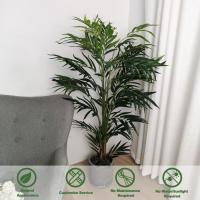 China Wholesale Artificial Areca Palm Tree Decoration Areca Tree Plant Customized Artificial Plants Indoor Plant Bonsai for sale
