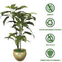 China Faux DIEFFENBACHIA PLANT Custom Size No Maintenance Required Cozy Indoor Decor No Nursing Bonsai for sale