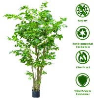 China Artificial Plants Hot Selling Big Potted Banyan Tree For Home Decoration for sale