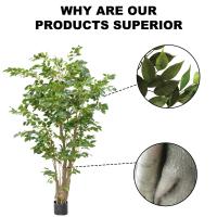 China Artificial Plants Hot Selling Big Potted Banyan Tree For Home Decoration for sale