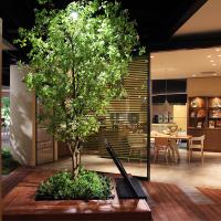 China Artificial Plants Hot Selling Big Potted Banyan Tree For Home Decoration for sale