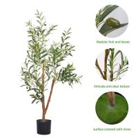 China 120cm Artificial Olive Tree Furniture Gardening Landscaping Restaurant for sale