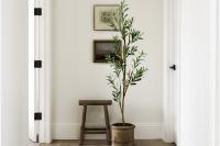 China Olive Tree Rain Forest Style Artificial PE Bonsai 165cm Green Fire Retardant for sale