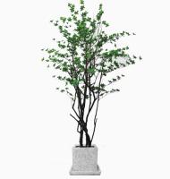 China Flame Retardant Artificial Potted Floor Plants For Indoor Outdoor Decor Fake Trees for sale