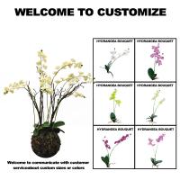 China High Simulation 56cm Artificial Butterfly Orchid Flower Plant 6 Colors for sale