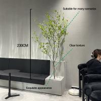 China OEM Artificial Landscape Trees Nandina 120cm Silk Plants Potted Indoor Washed for sale
