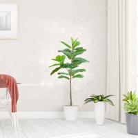 China 120cm 160cm Artificial Ficus Lyrata House Floor Plants Evergreen Refreshing Plants for sale