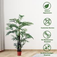 China Customized Simulation 140cm Artificial Bamboo Areca Palm For Decoration for sale