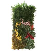 China Eco Friendly Vertical Greening Plastic Pe Artificial Wall Grass for sale