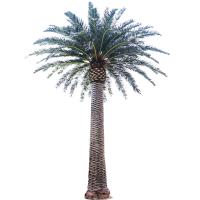 China Artificial 15m Date Palm Tree For Theme Park Canteen Long Lasting Anti UV for sale