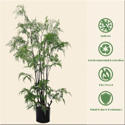 China 40ft Artificial Potted Floor Plants Fern Tree For Indoor Home Decoration for sale