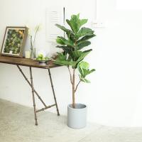 China Height 150cm Artificial Landscape Trees Fiddle Leaf Fig Plant Outdoor Decoration for sale