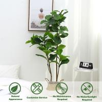 China Height 150cm Artificial Landscape Trees Fiddle Leaf Fig Plant Outdoor Decoration for sale