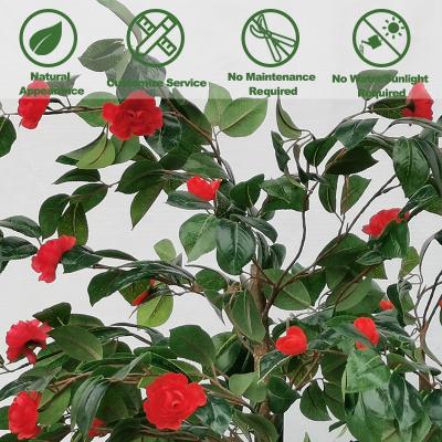 China 1.6m Artificial Landscape Trees Ficus Bonsai Garden Natural Looking for sale