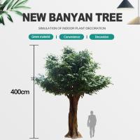 China 1000cm Height Artificial Banyan Tree Big Ficus For Outdoor Amusement Park for sale