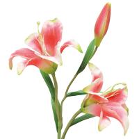 China Anti UV Artificial Flower Lily 60cm 7 Color For Wedding Events Party Decor for sale