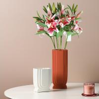 China Anti UV Artificial Flower Lily 60cm 7 Color For Wedding Events Party Decor for sale
