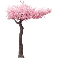 China Artificial Japanese Maple Blossom Tree Wedding Table Roses Wisteria Flower White Pink Cherry Peach Tree for sale