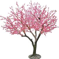 China Artificial Japanese Maple Blossom Tree Wedding Table Roses Wisteria Flower White Pink Cherry Peach Tree for sale