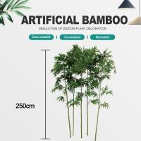 China Real Stem Artificial Bamboo Outdoor UV Resistant Indoor Fire Retardant for sale