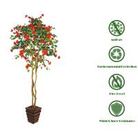 China Eco Friendly Azalea Artificial Flower Tree For Bedroom Decoration for sale