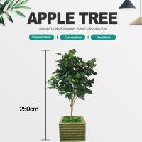 China Architectural Landscaping Artificial Fruit Plant Bathroom Decorative Apple Tree for sale