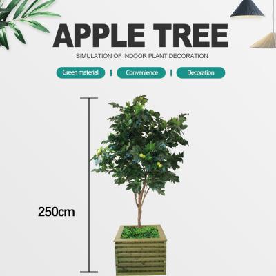 China Architectural Landscaping Artificial Fruit Plant Bathroom Decorative Apple Tree for sale