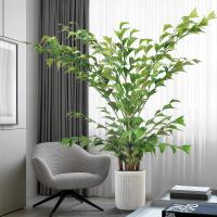 China 170cm Artificial Landscape Trees Fishtail Plant Indoor Decoration No Watering for sale