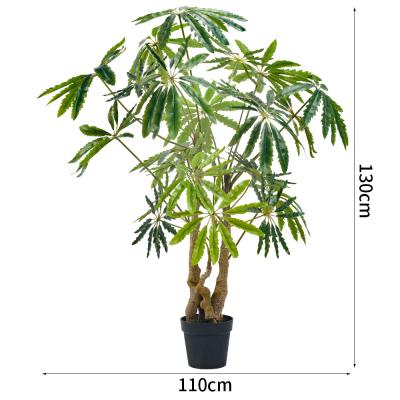 China 130cm Artificial Potted Plants Flowers Silk For Patio Low Maintanence for sale