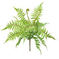 China Theme Park Artificial Landscape Trees Fern Bush 20-40cm Natural Looks Realistic for sale