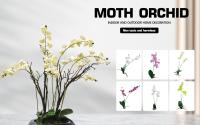 China Custom Color 117cm Artificial Orchids For Table Simulated From European Orchid for sale