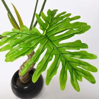 China 170cm Artificial Landscape Trees L Shape Split Philo Garden Decoration No Watering for sale