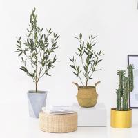 China Anti UV Artificial Olive Tree Fresh And Welcoming Mimic Exact Colors Textures Of Real Plants for sale