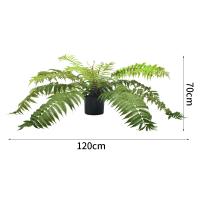 China High Uv Proof Outdoor Artificial Potted Floor Plants Fern Tree For Garden Decoration for sale