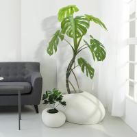 China 100cm Artificial Landscape Trees Green Monstera Floor Hyperallergic Plants For Office Decor for sale