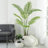 China PONY Artificial Floor Palm Tree Indoor Decor Potted No Water Natural Look for sale