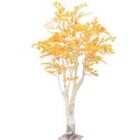 China 20m Artificial Foliage Tree Birch Autumn Vibe Romance No Pest No Light Floor Plants for sale