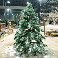 China 10m Height Artificial Yew Tree Fake Snow On Plants For Shopping Mall for sale