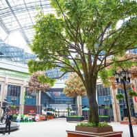 China Artificial Indoor Banyan Tree Evergreen Leaves No Water Faux Tree No Pest Plants for sale