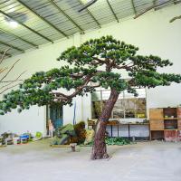 China 30m Artificial Landscape Trees Anti Aging Plant Dramatic Geen Foliage Lifelike Looking Pine Tree for sale