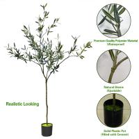China Artificial Indoor Potted Plant Olive Tree 120cm 160cm No Maintennance Floor Plant for sale