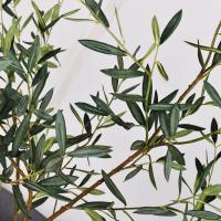China Artificial Indoor Potted Plant Olive Tree 120cm 160cm No Maintennance Floor Plant for sale