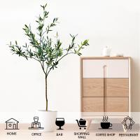China Artificial Indoor Potted Plant Olive Tree 120cm 160cm No Maintennance Floor Plant for sale