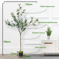 China Artificial Indoor Potted Plant Olive Tree 120cm 160cm No Maintennance Floor Plant for sale