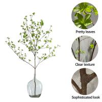 China Potted Artificial Landscape Trees Philodendron 120cm 160cm For Indoor Decoration for sale